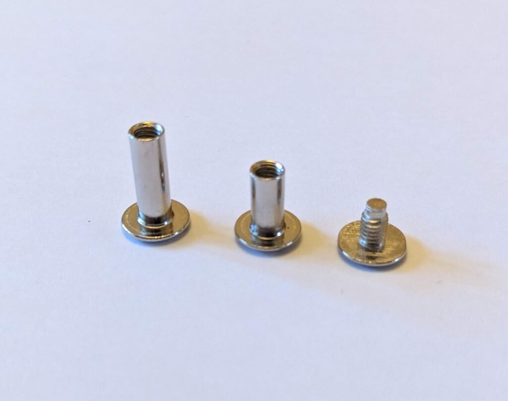 Chicago Screws, Binding Screws M5, 10mm/15mm long, Slotted Both Ends ...